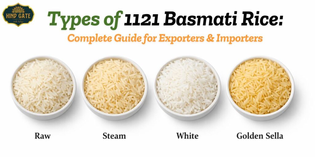 Types of 1121 Basmati Rice: Complete Guide for Exporters & Importers ...